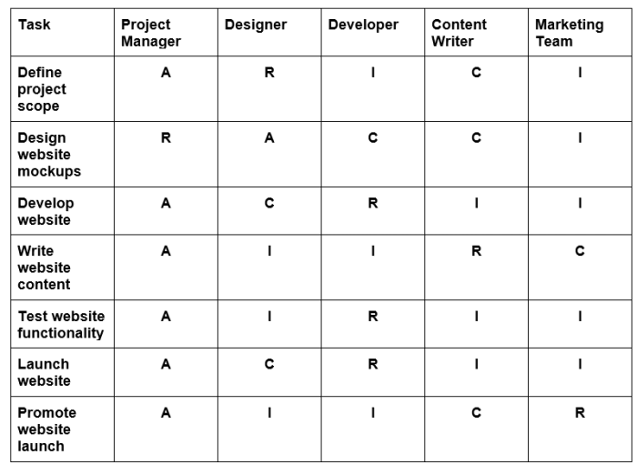 What is RACI Matrix - Rules for Using the Matrix