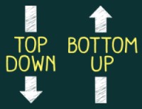 Top-Down versus Bottom-Up Change